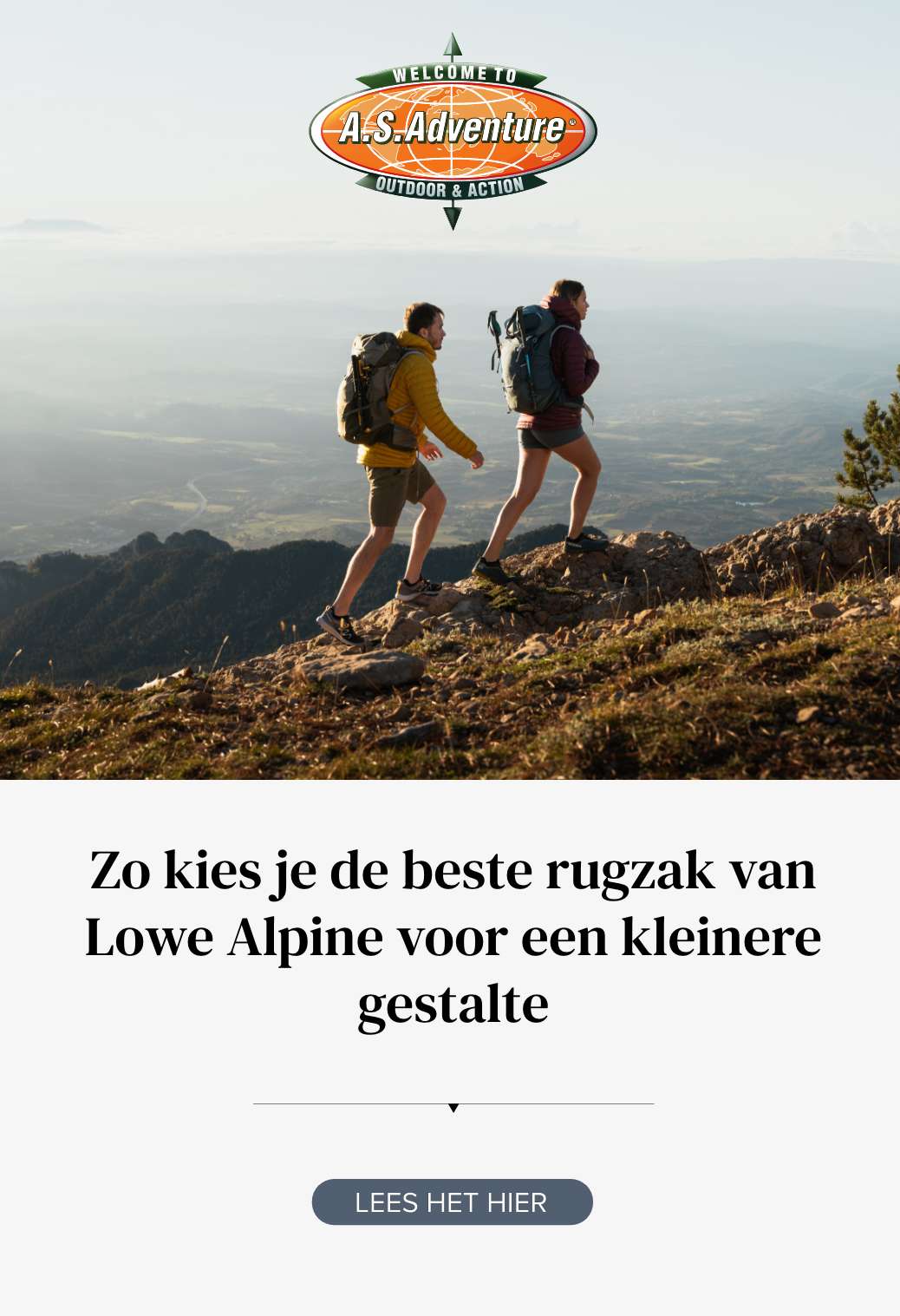 Zo kies je de beste rugzak van Lowe Alpine voor een kleinere gestalte ...