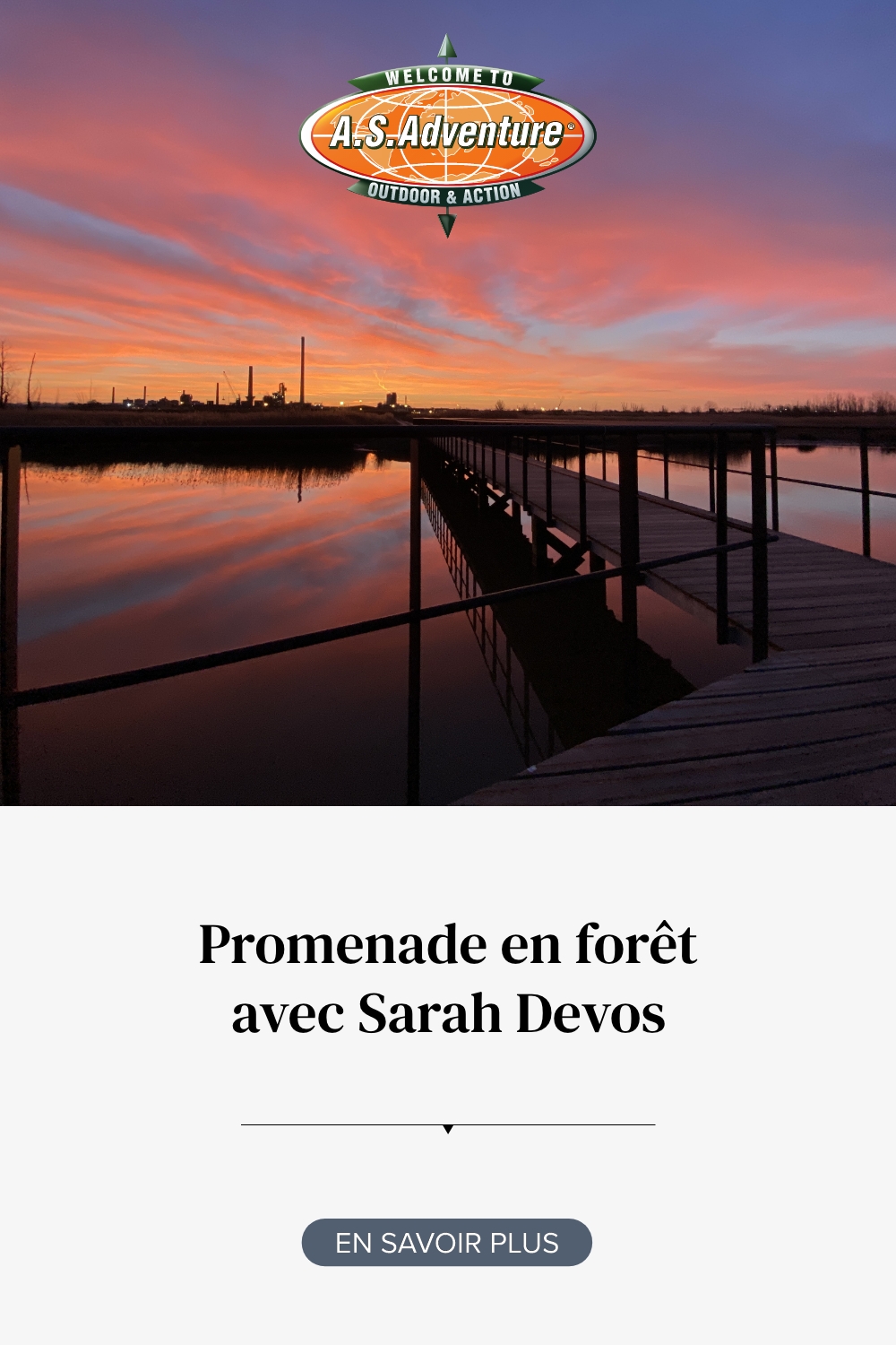 Promenade en forêt avec Sarah Devos | A.S.Adventure